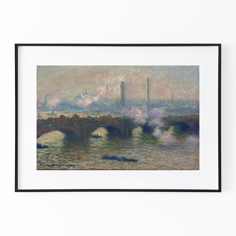 ボクらのアート / Waterloo Bridge,Gray Day (1903) - クロード・モネ
