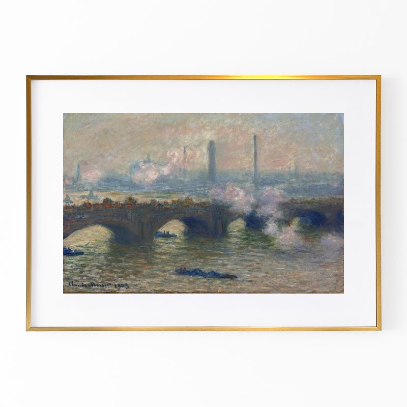 ボクらのアート / Waterloo Bridge,Gray Day (1903) - クロード・モネ
