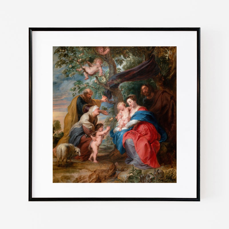 ボクらのアート / The Holy Family Under An Apple Tree (1632) - ピーテル・パウル・ルーベンス